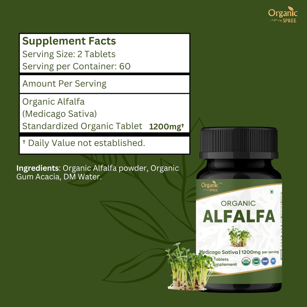 alfalfa tablets for daily energy