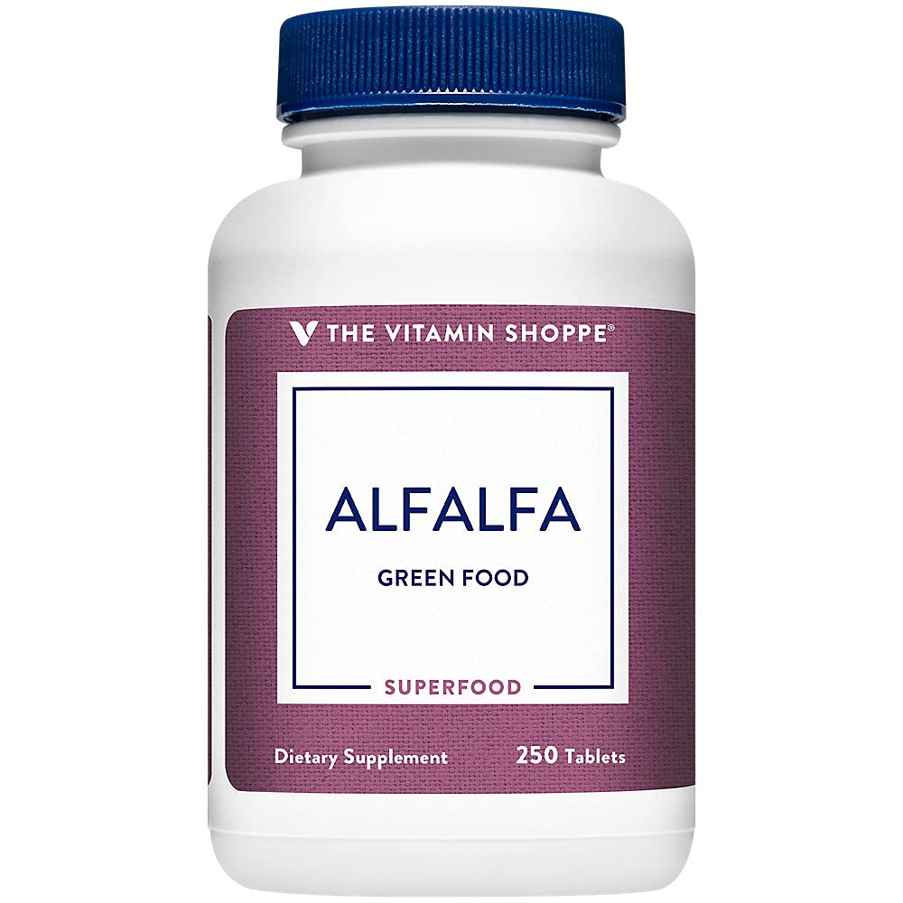 Alfalfa tablets for digestive health