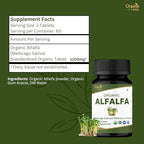Alfalfa tablets for digestive support