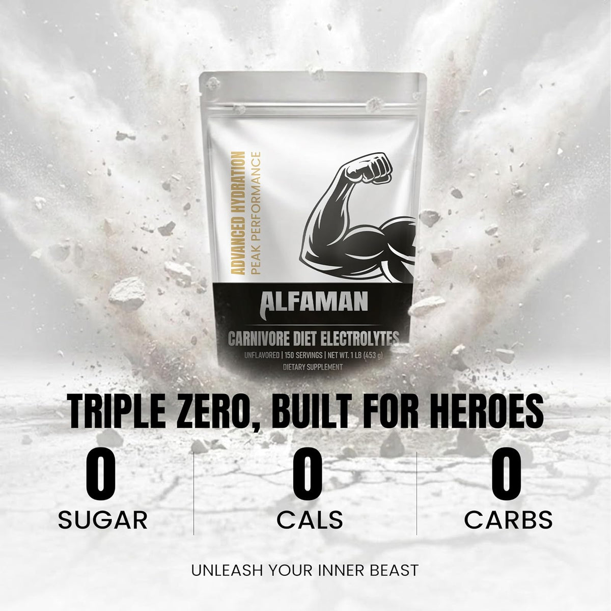 ALFAMAN Carnivore electrolytes for energy boost
