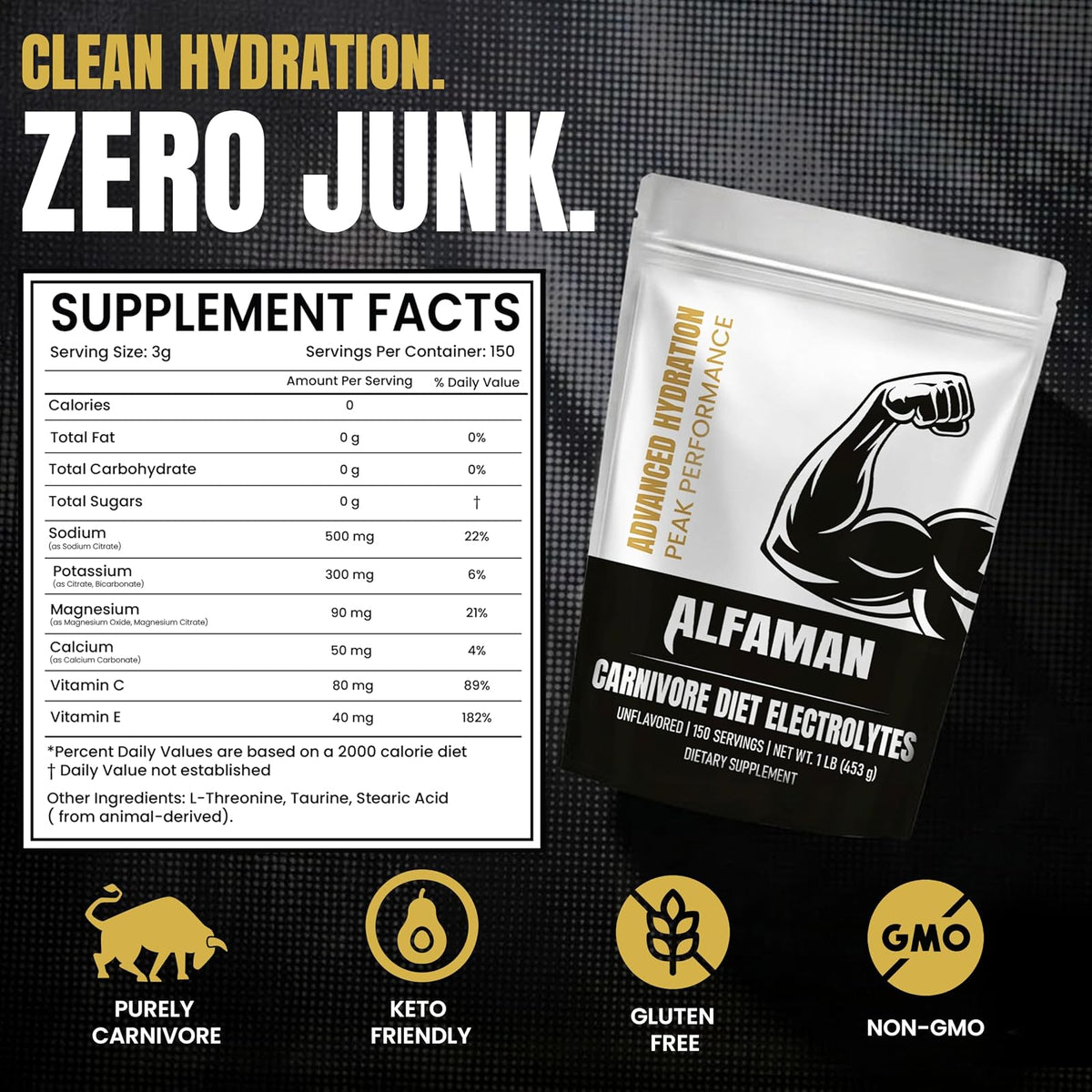 ALFAMAN electrolytes for post-workout recovery