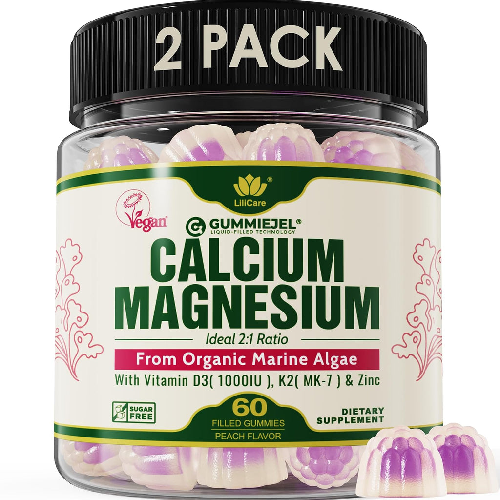 Algae calcium gummies for strong bones