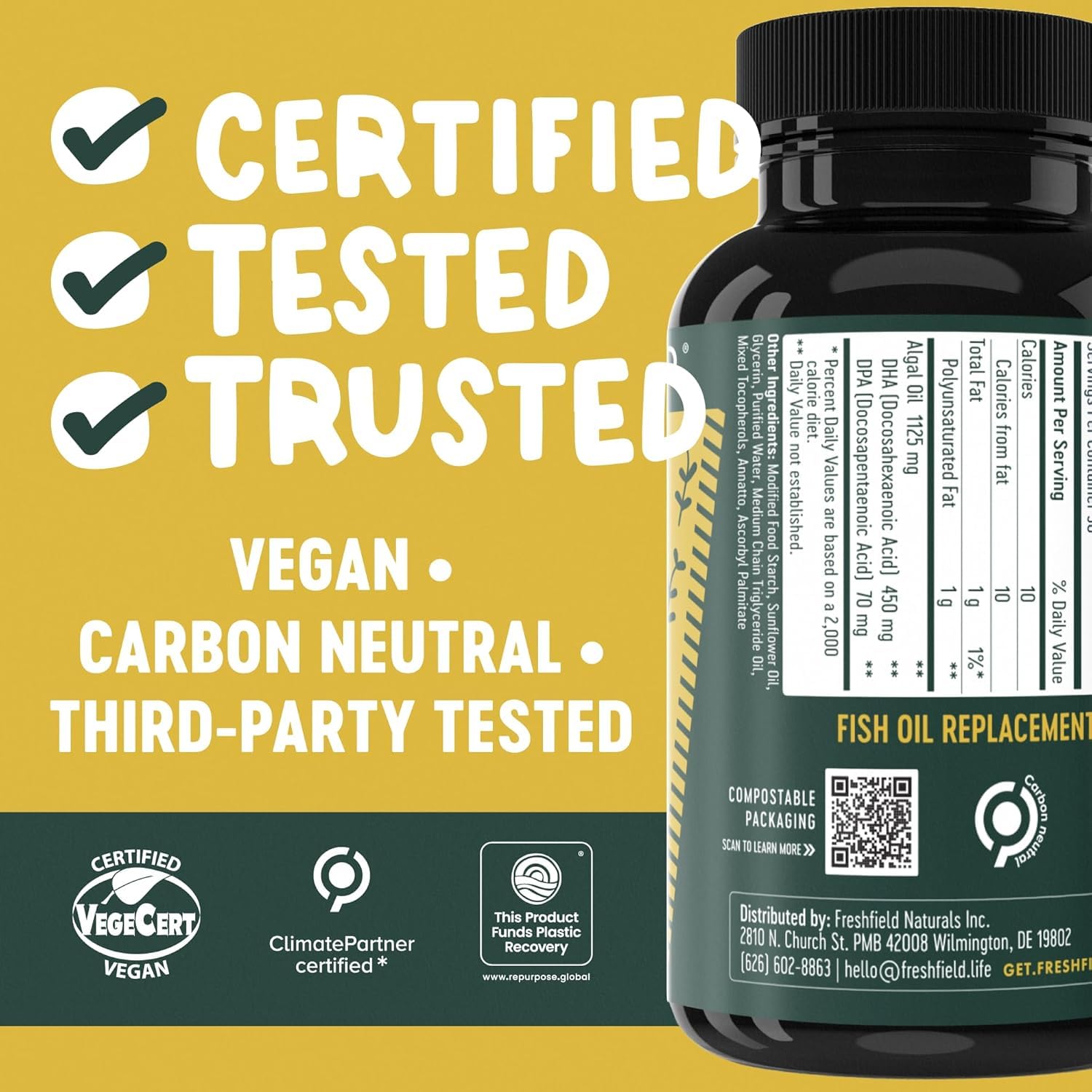 algae omega 3 DHA benefits