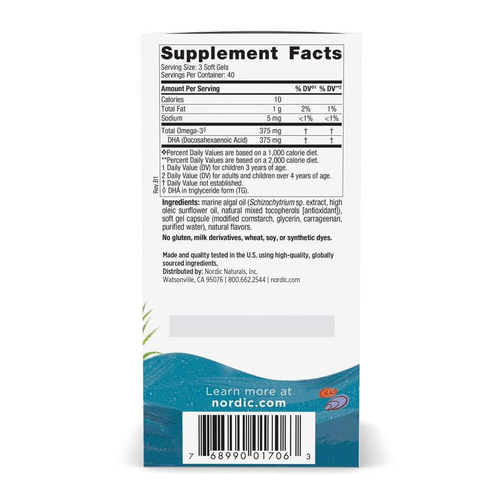 Algae omega-3 for children