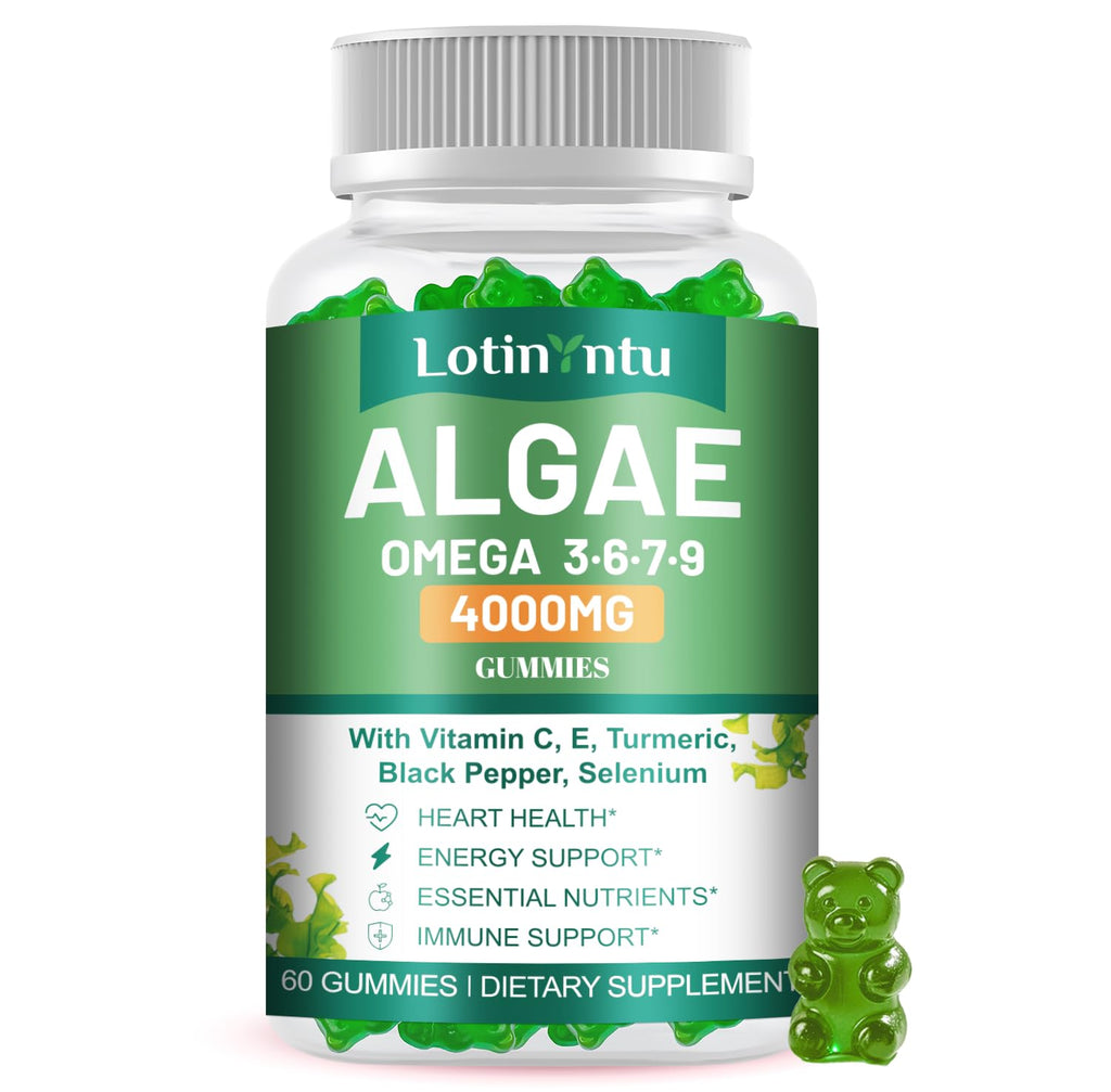 Algae omega 3 gummies for heart health
