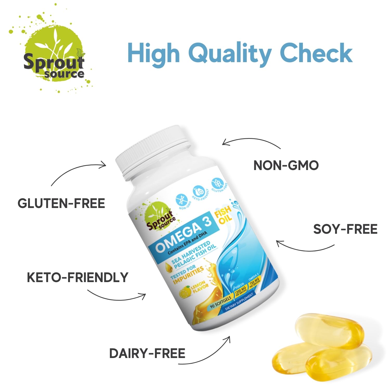 Algae omega 3 vegan alternative