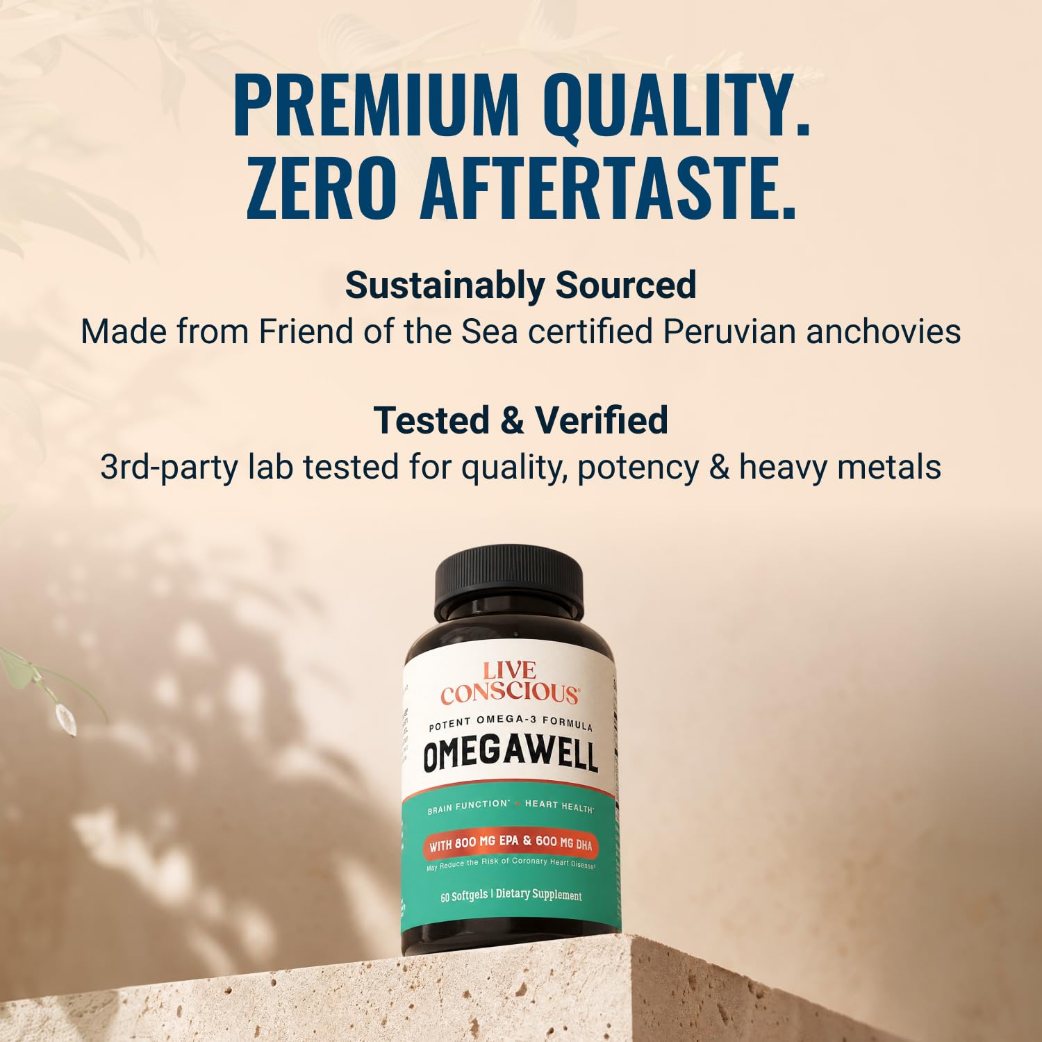 Algae omega 3 vegan alternative