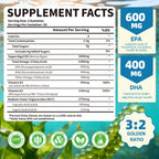 Algae omega 3 vegan supplement