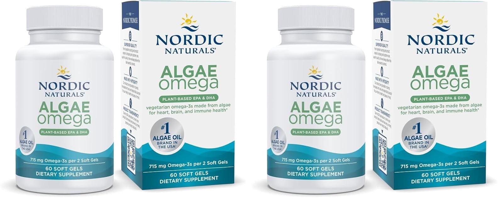 algae omega soft gels for health