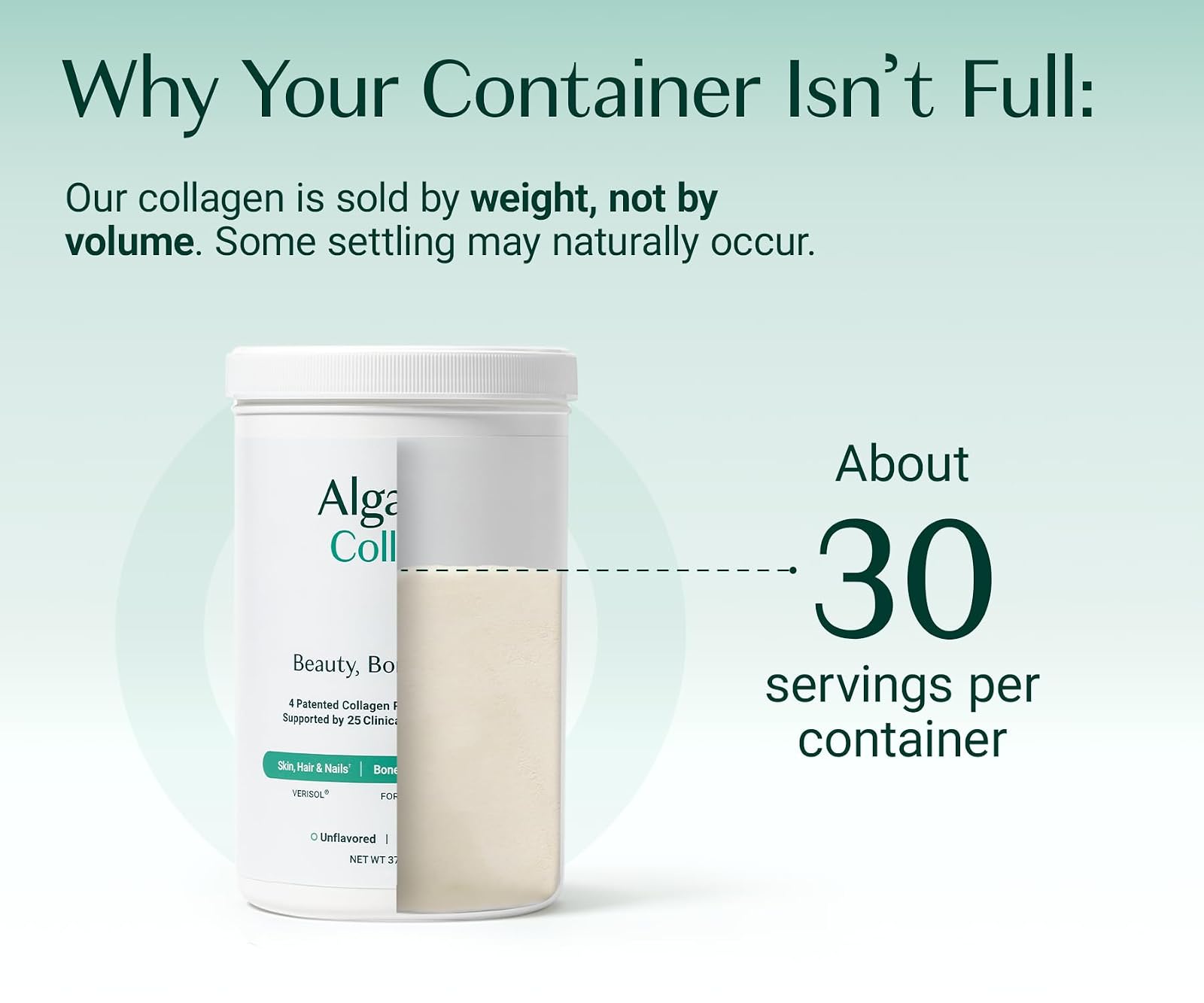 ALGAECAL collagen peptides for beauty