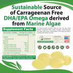 Algal DHA EPA for brain support