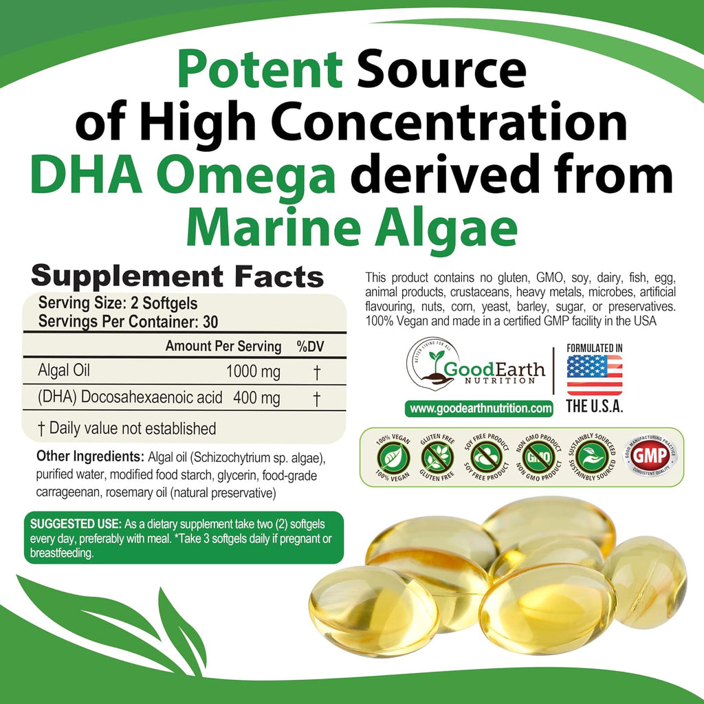 algal oil fish oil supplement