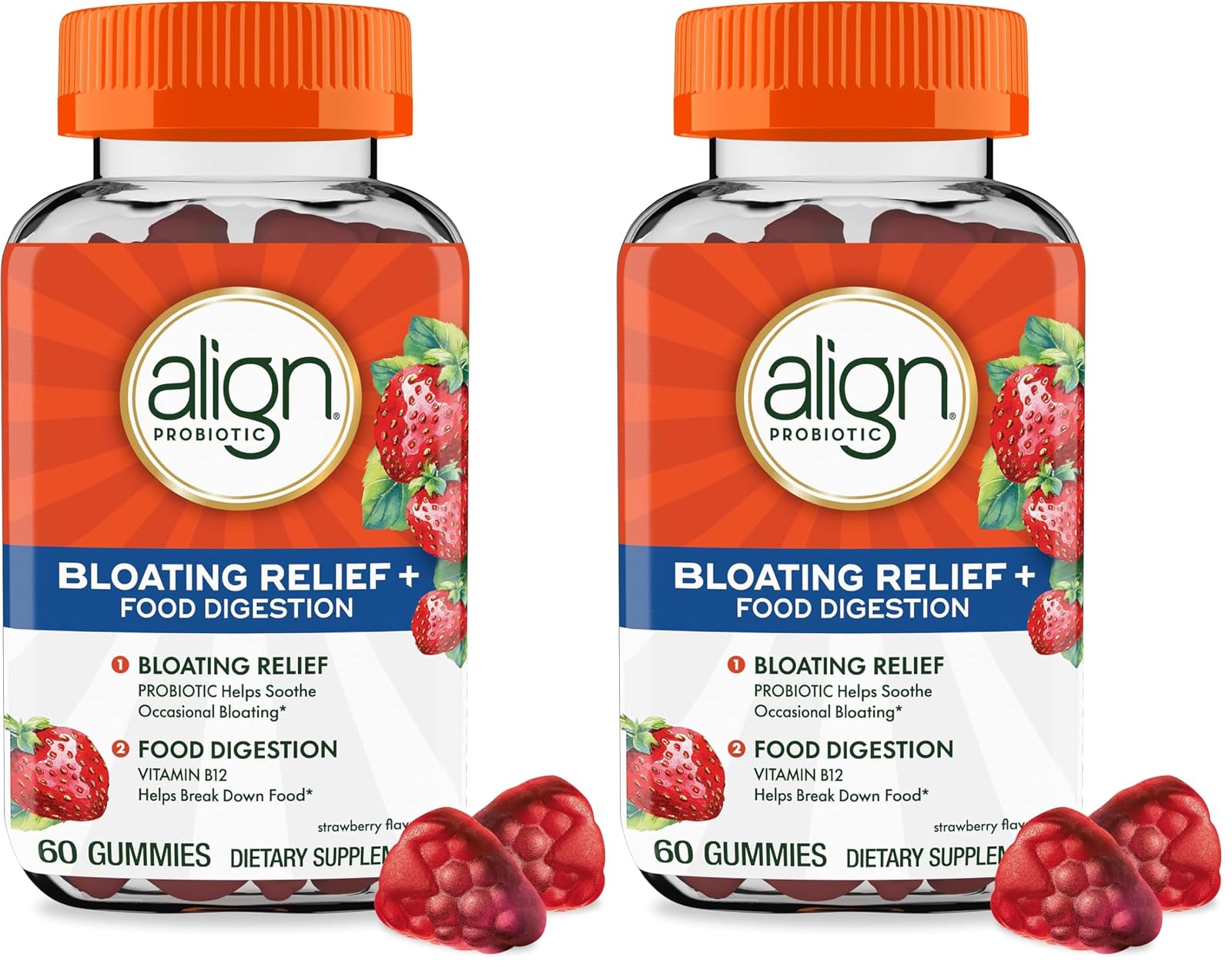 Align probiotic gummies for bloating relief