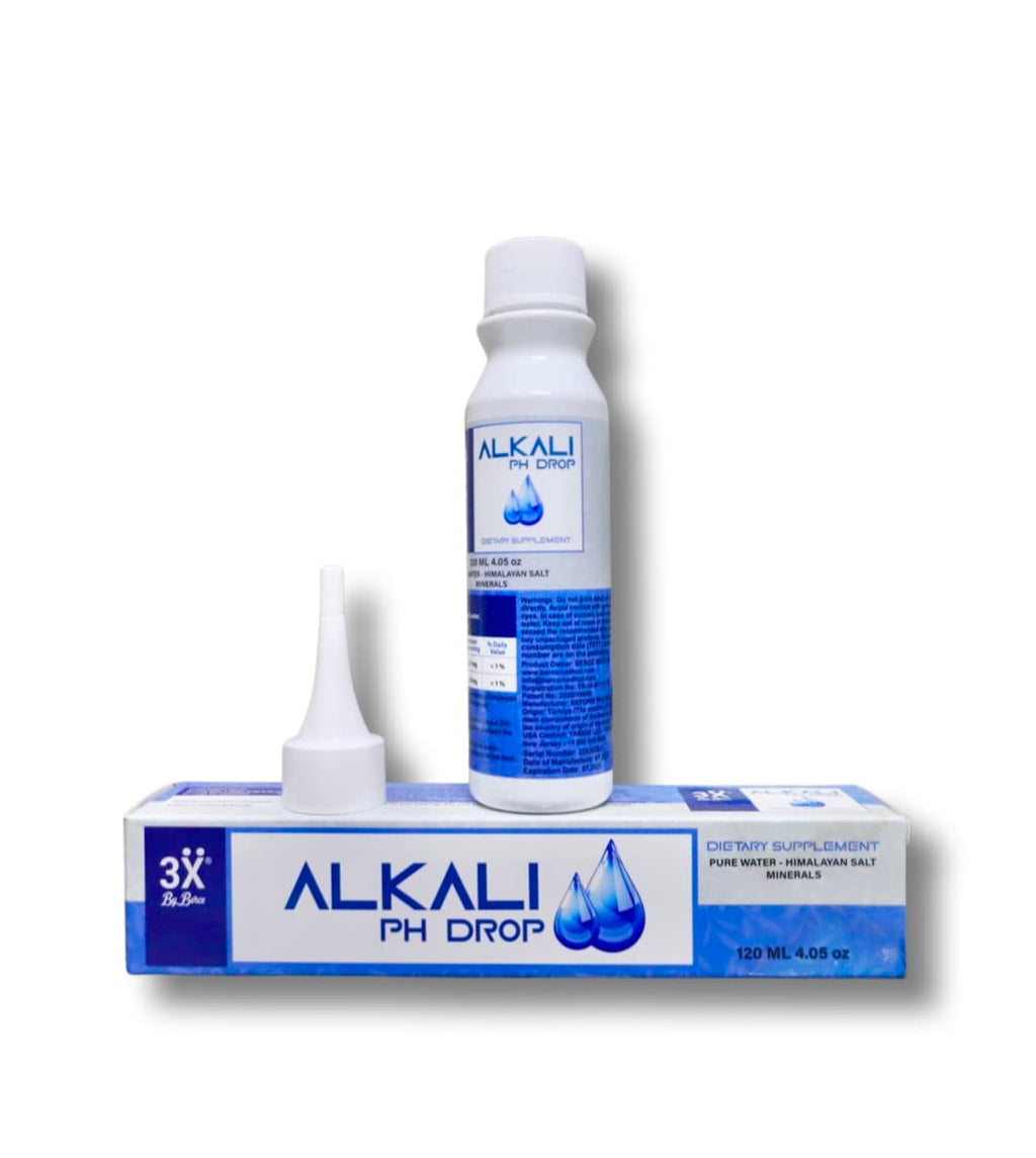 alkaline pH drop for hydration