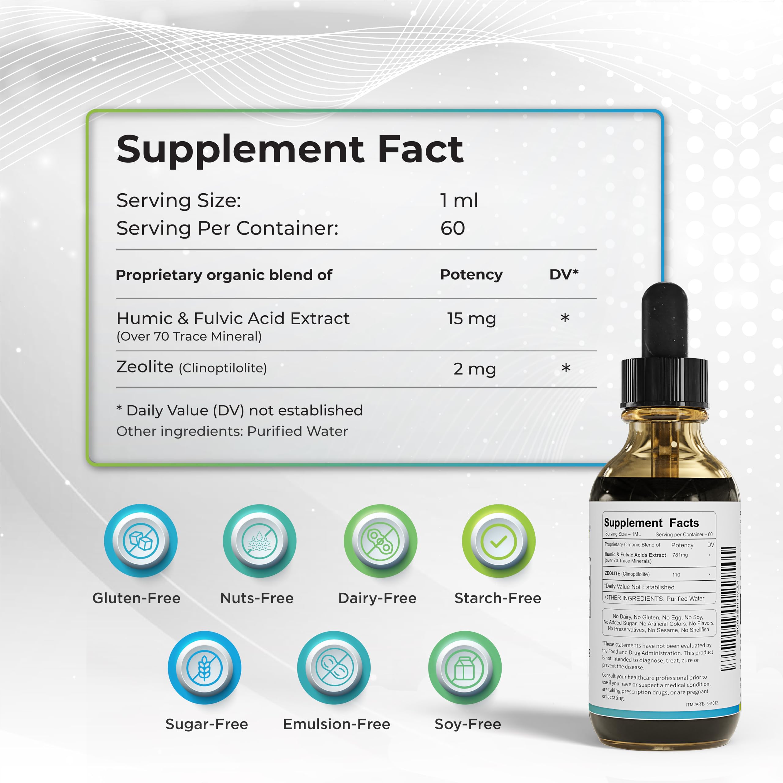 alkaline water mineral drops for health