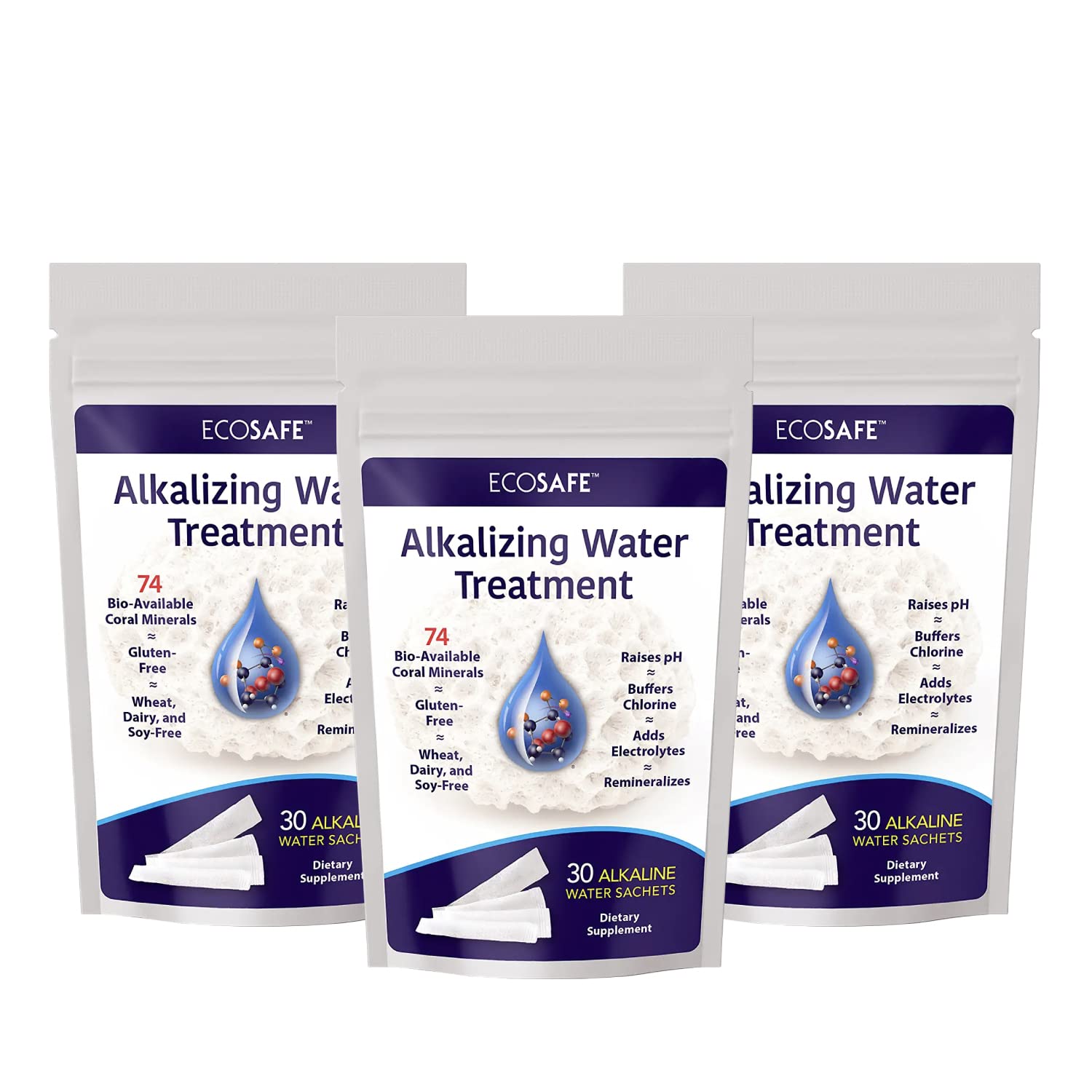 alkaline water treatment with trace minerals