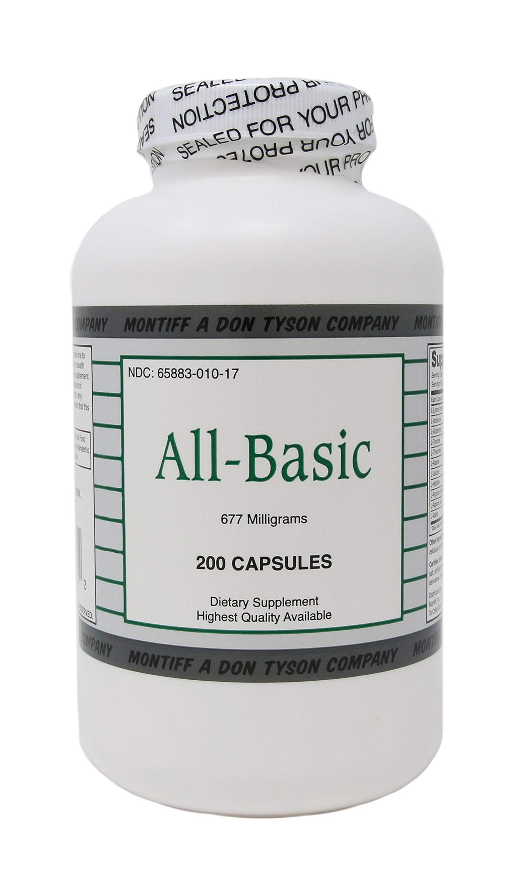 All Basic blended vitamin & mineral capsules