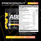 All Black Everything pre-workout for muscle gain