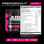 All Black Everything pre-workout for muscle pump