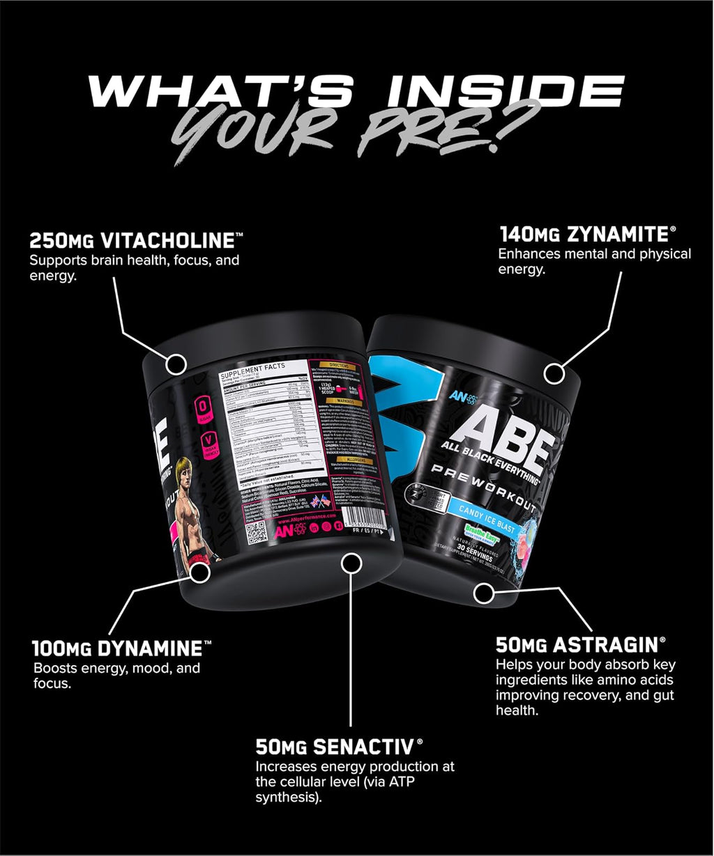 All Black Everything pre-workout with 350 mg caffeine
