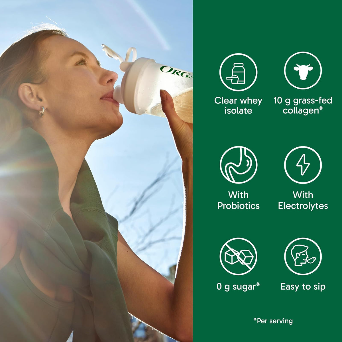 All day energy protein supplement