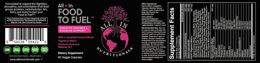 All In Nutritionals food to fuel energy