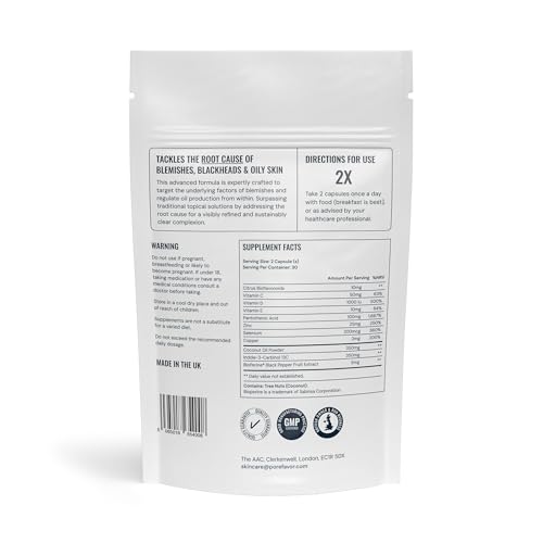 All-in-one blended vitamins for blackhead reduction