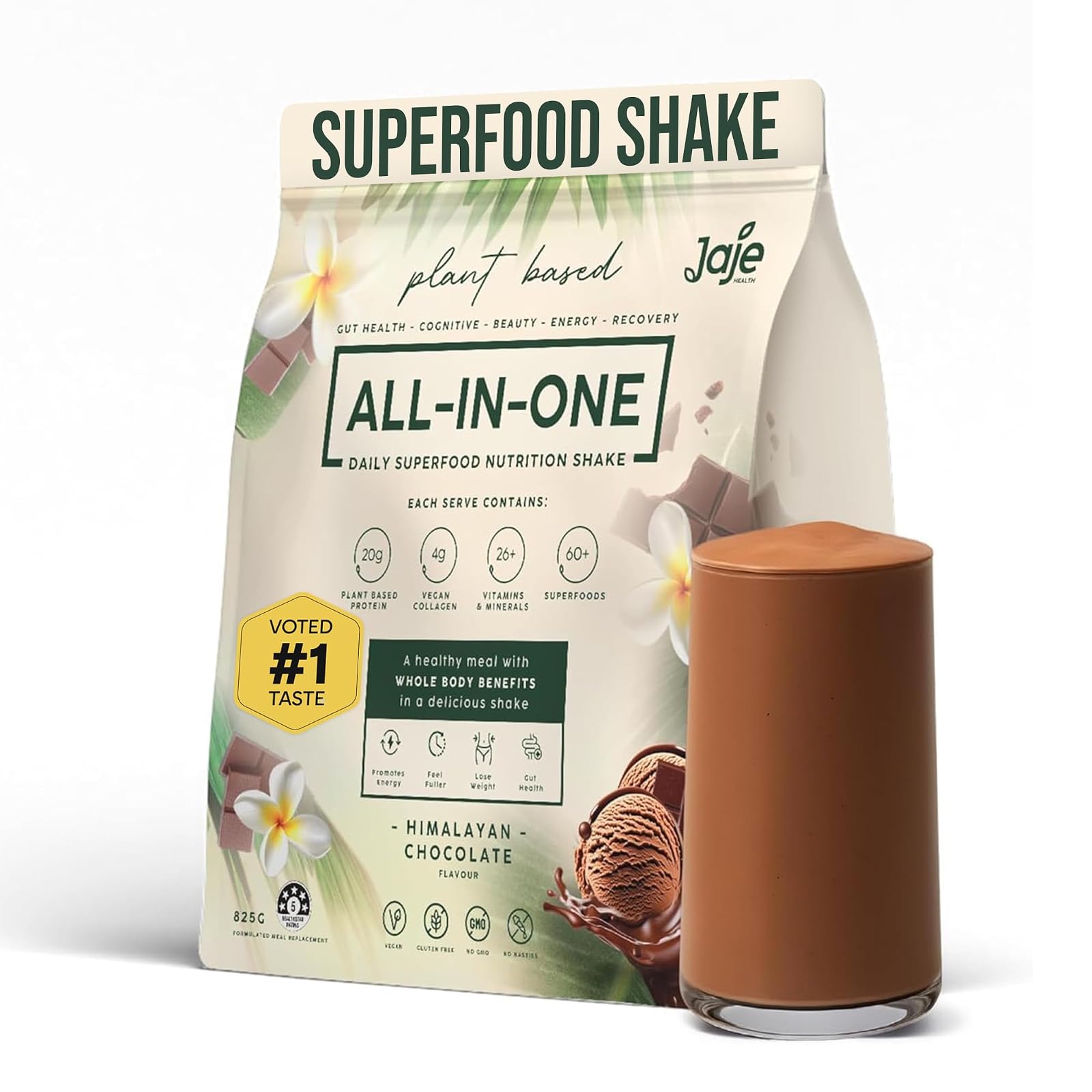 All-in-One chocolate protein shake