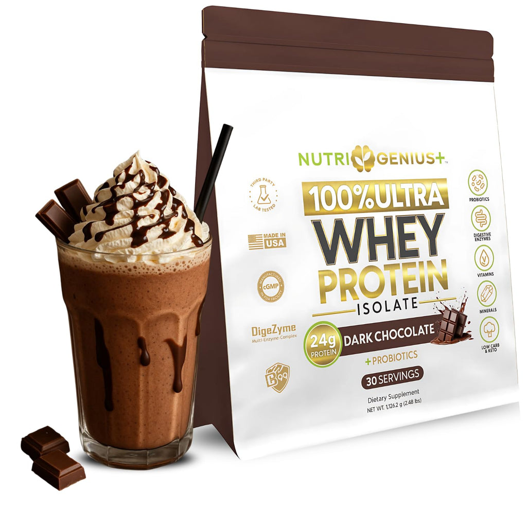 All-in-One Nutrition chocolate whey protein isolate