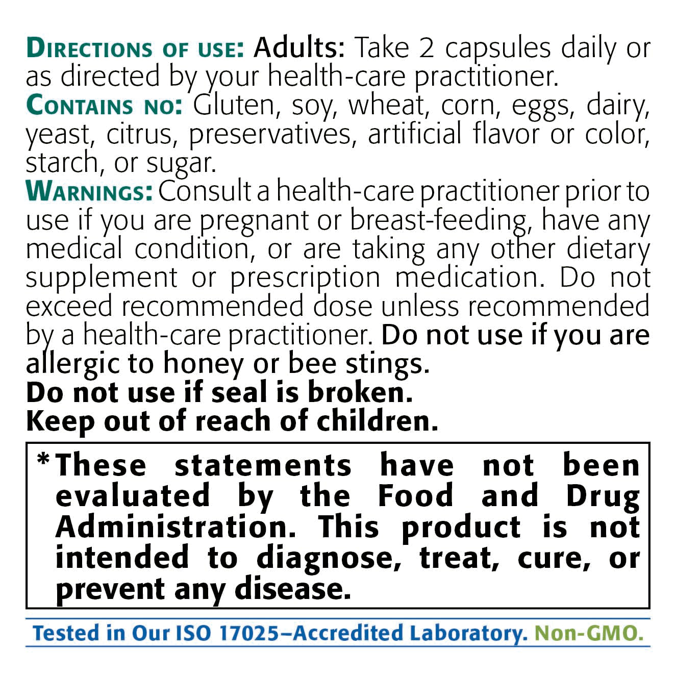 All-natural blended vitamin supplements