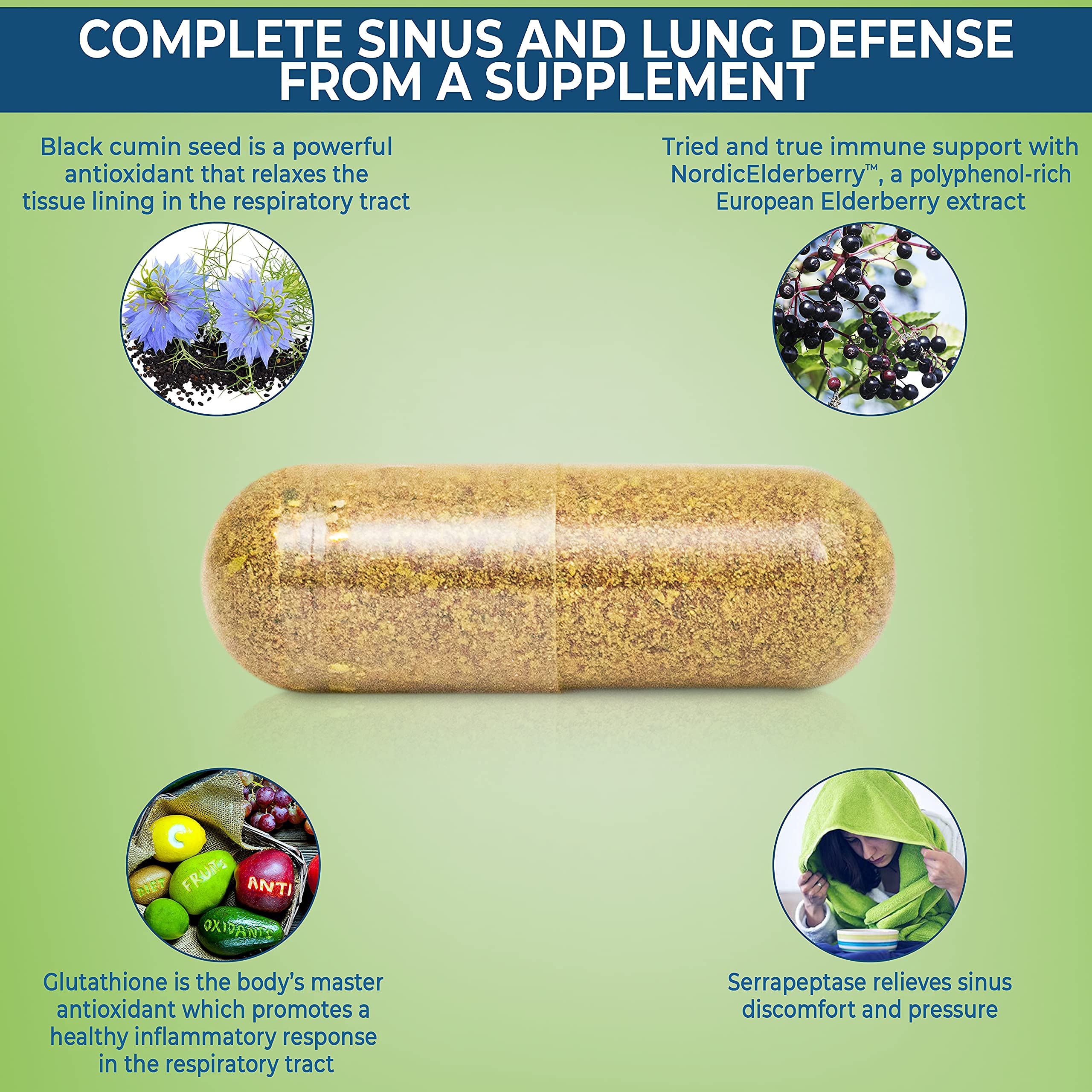 All-natural blended vitamin supplements