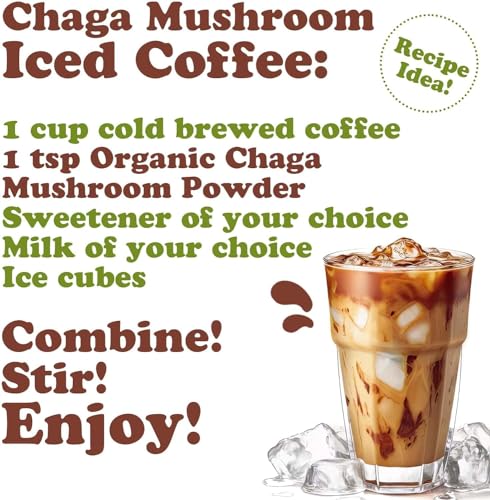 all-natural chaga mushroom powder
