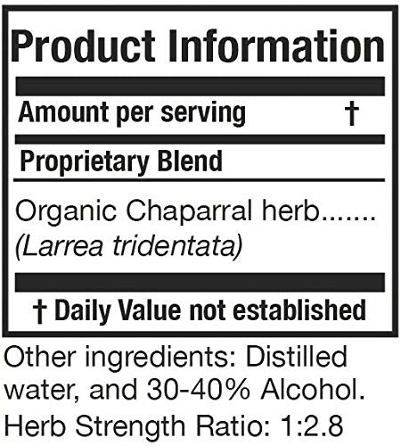 All-natural chaparral root extract for wellness