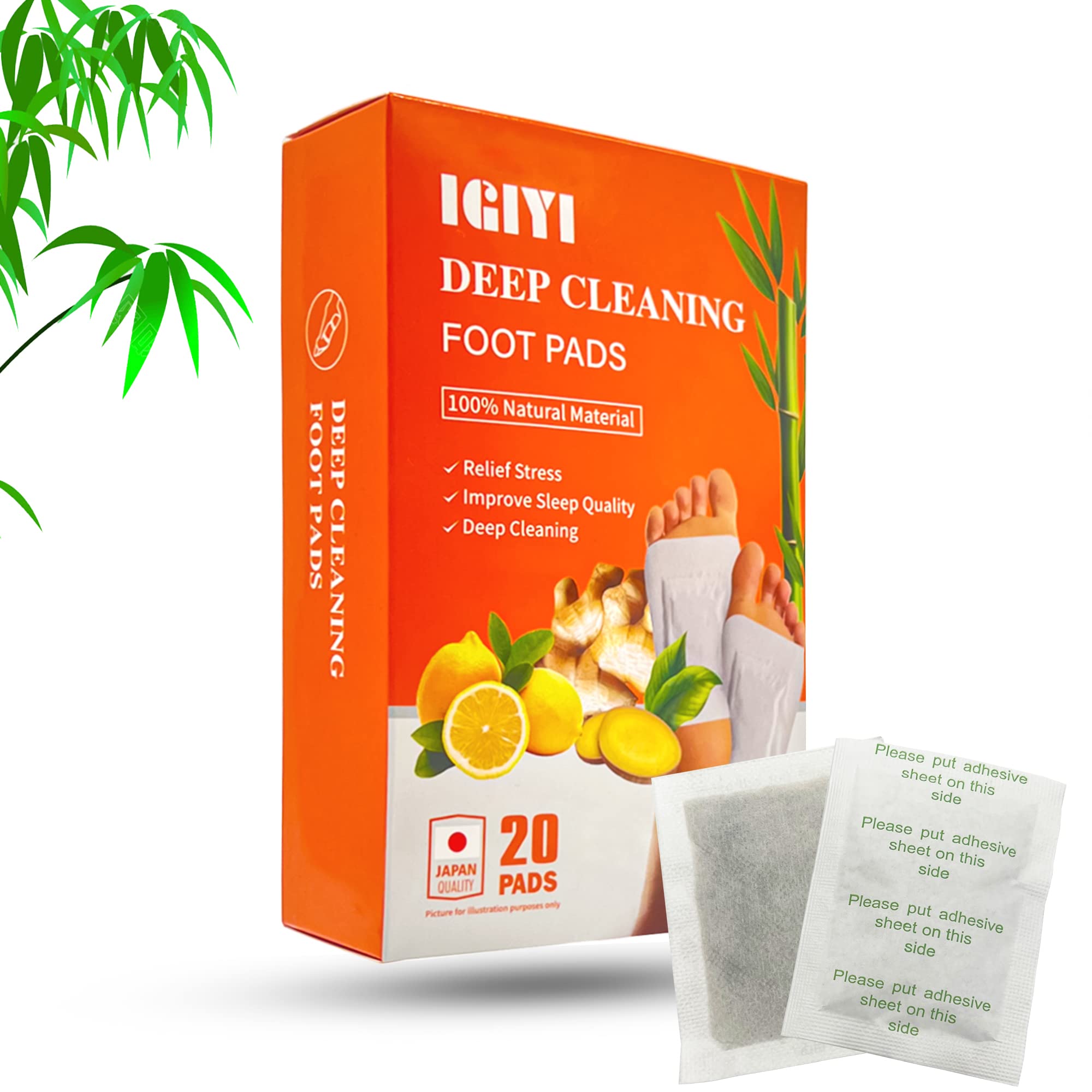 all-natural ginger foot pads