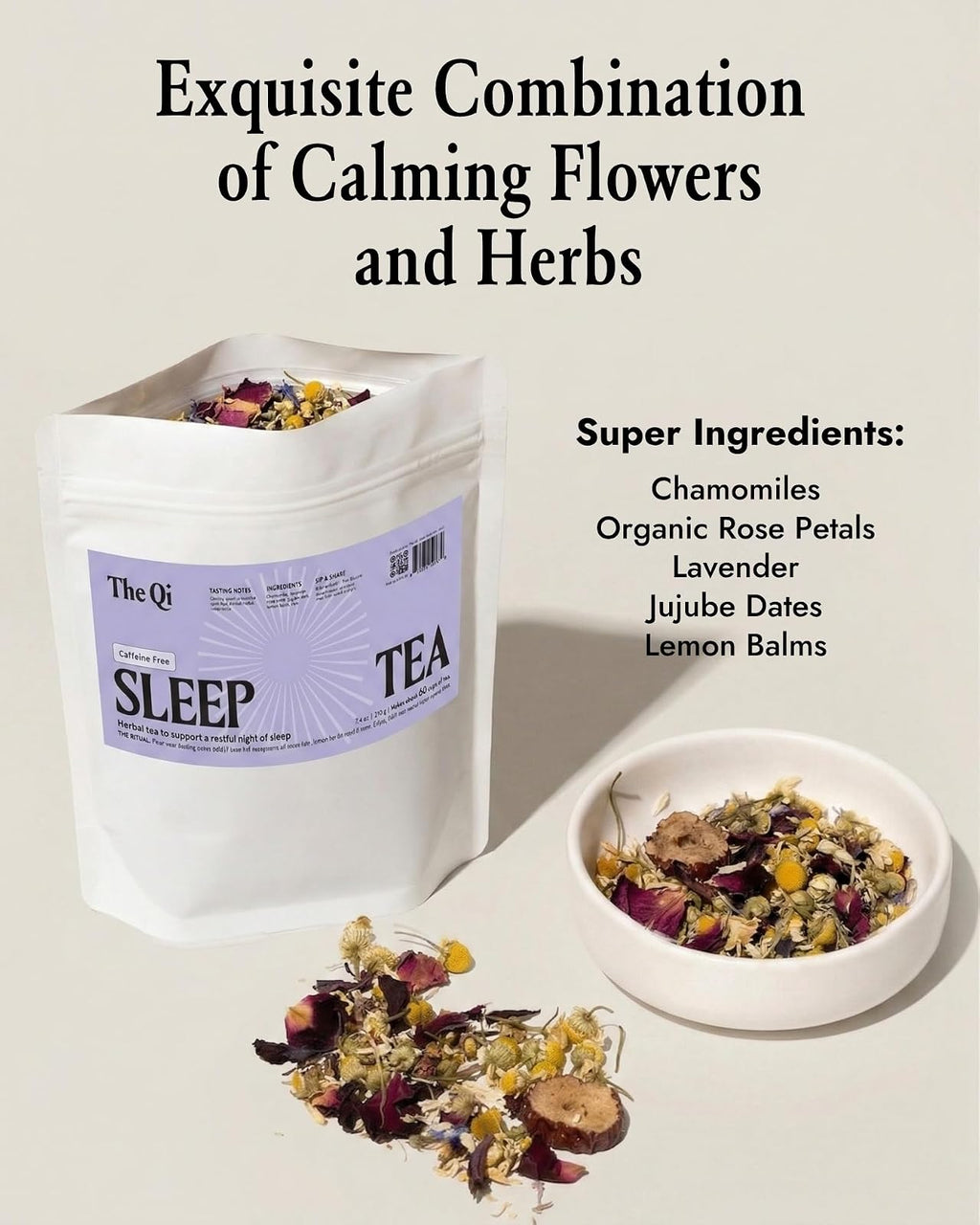 All natural herbal tea for relaxation