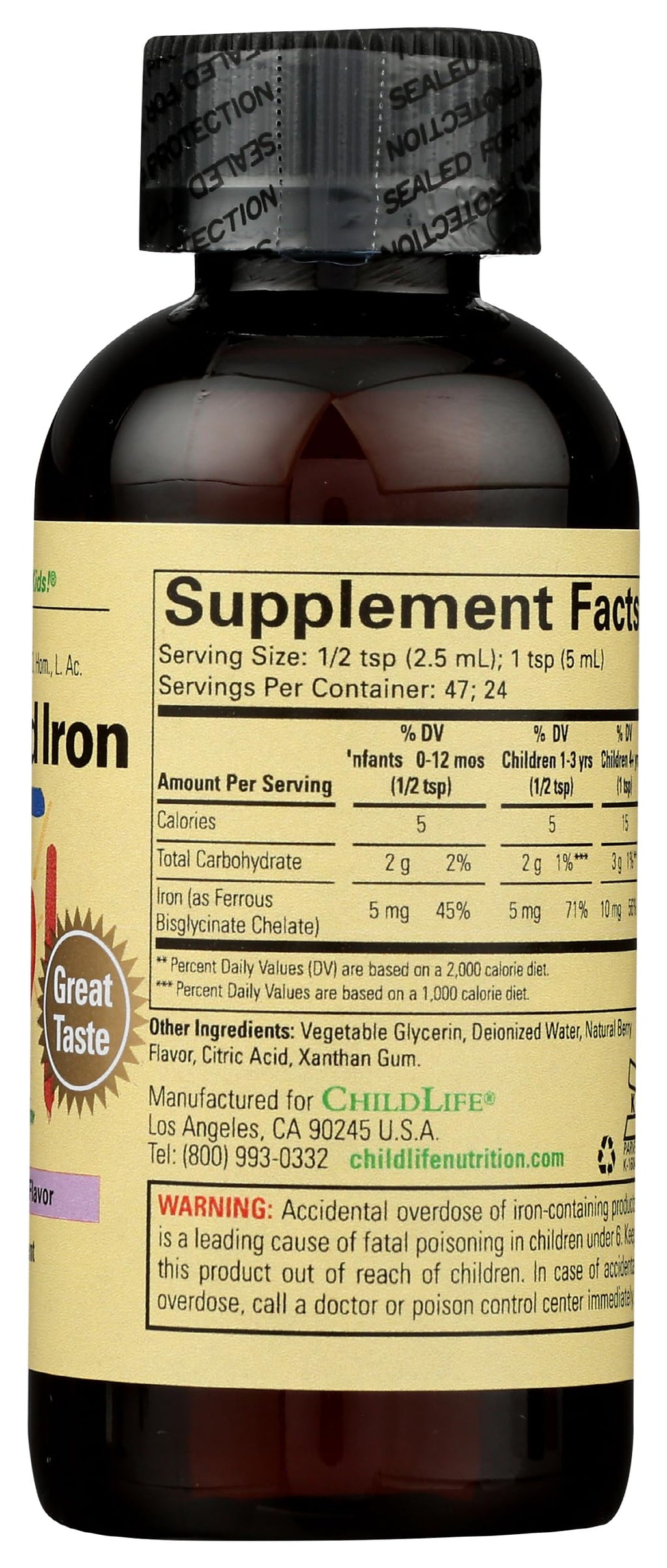all-natural iron supplement for kids
