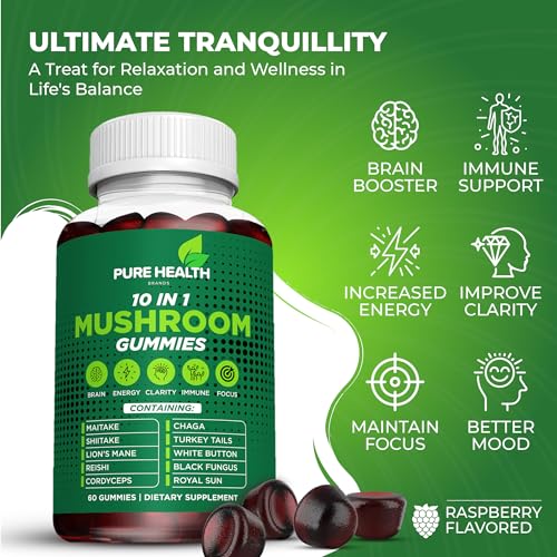 all natural mushroom gummies