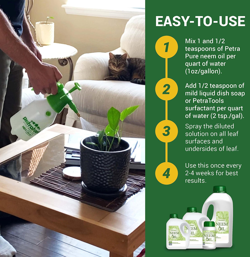 all-natural plant care with neem oil