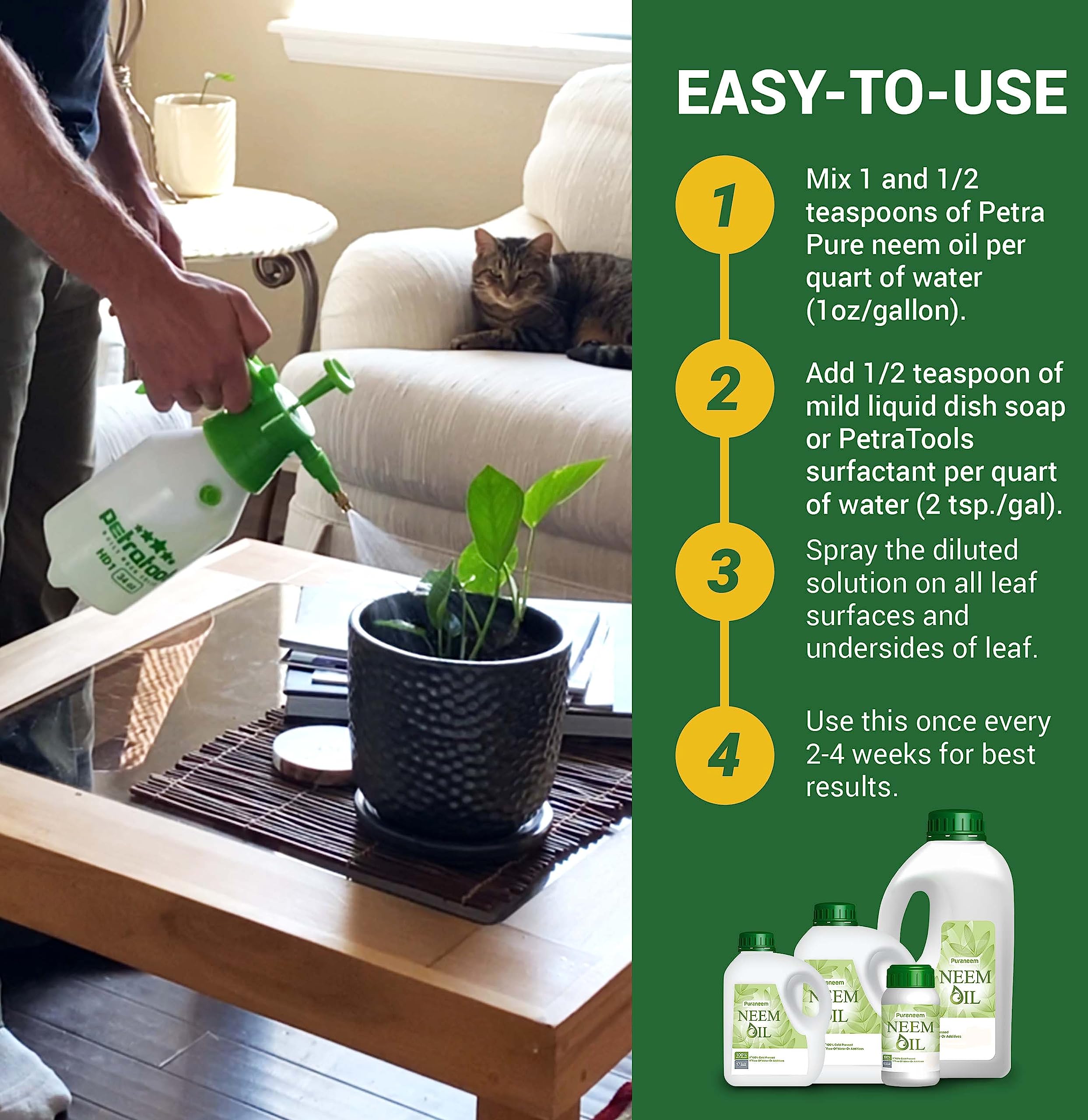 all-natural plant care with neem oil