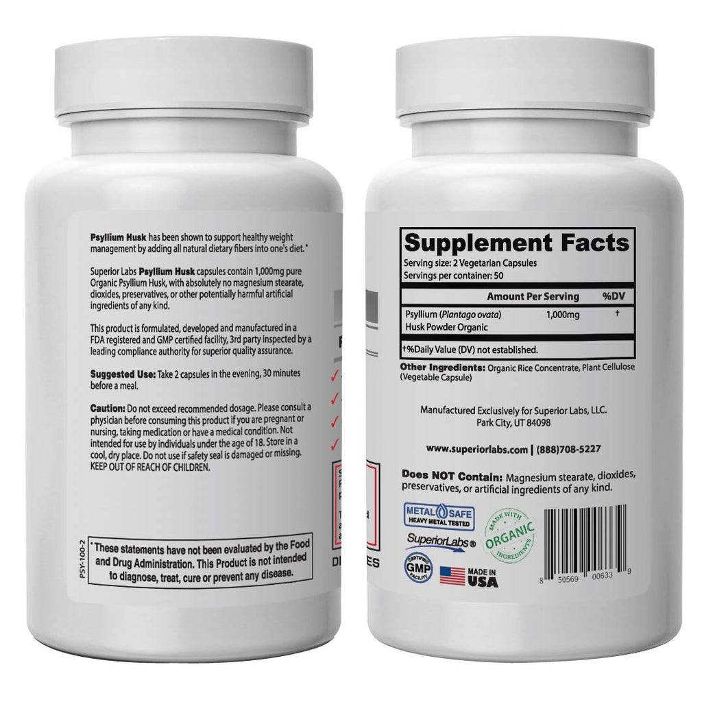 all-natural psyllium husk for regularity