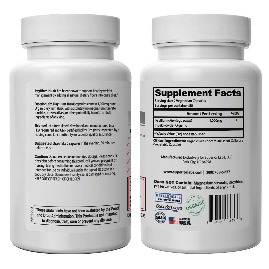 all-natural psyllium husk for regularity