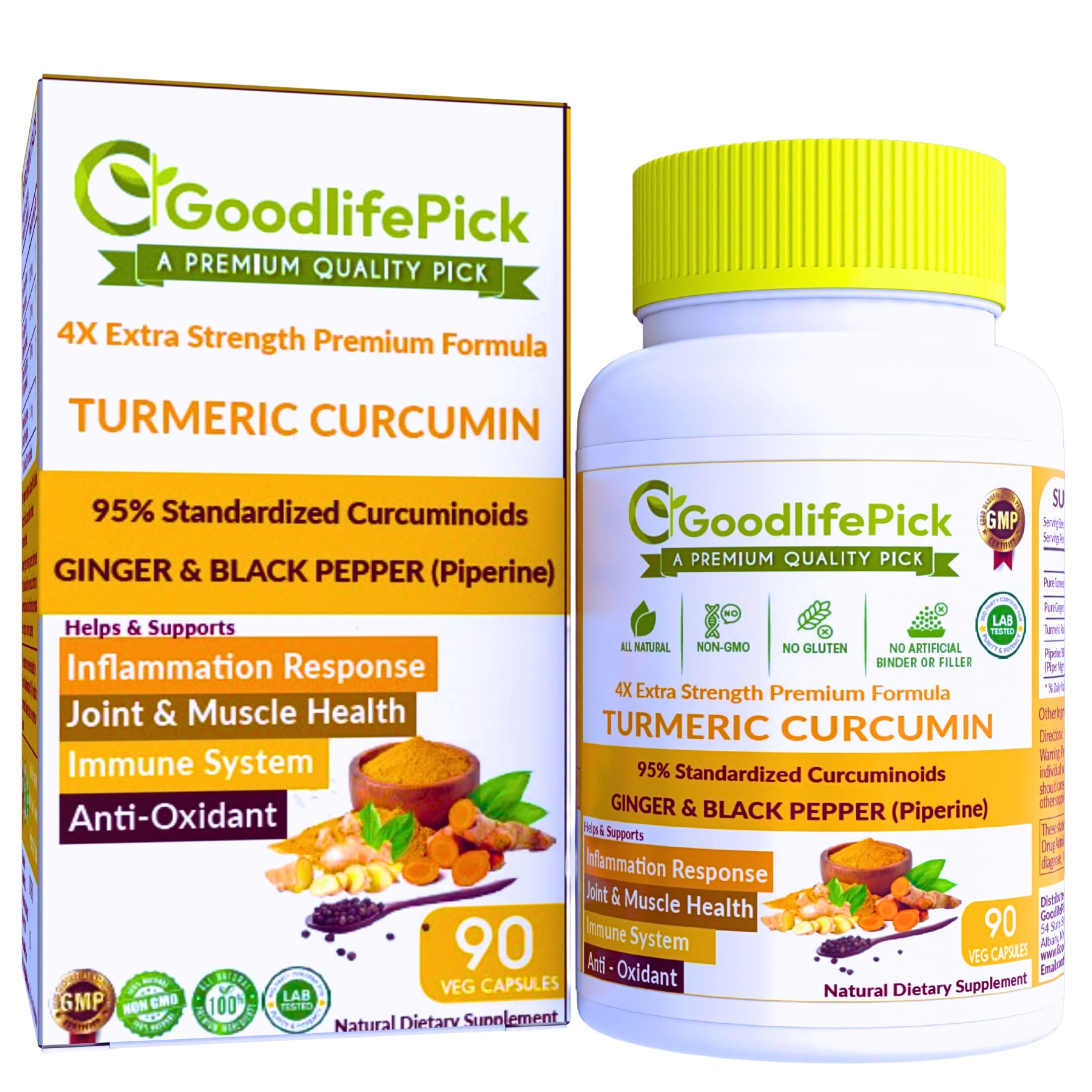 all-natural turmeric supplement with ginger