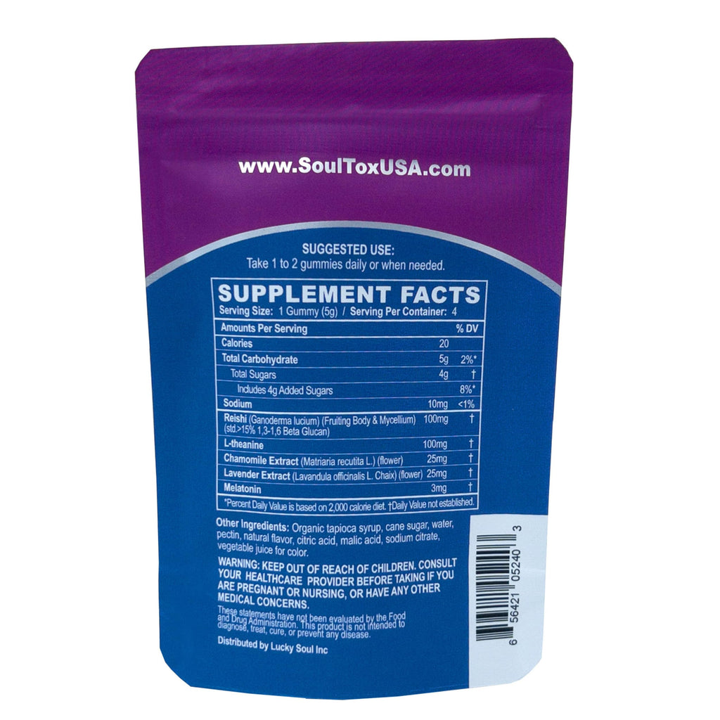 All-natural vegan sleep support gummies