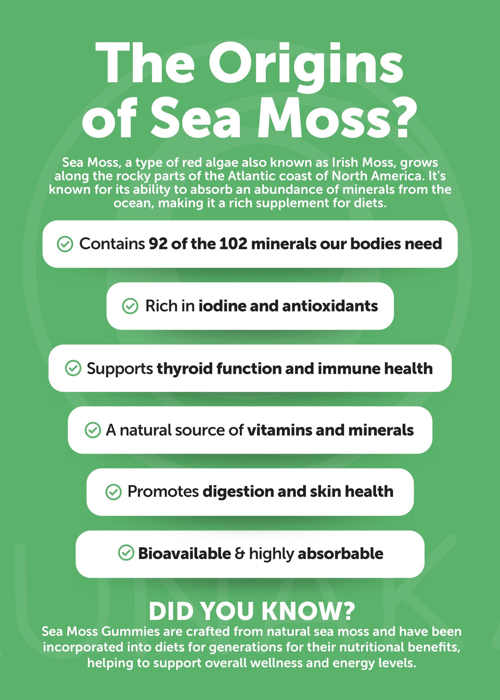 All-natural vitamin and mineral blend