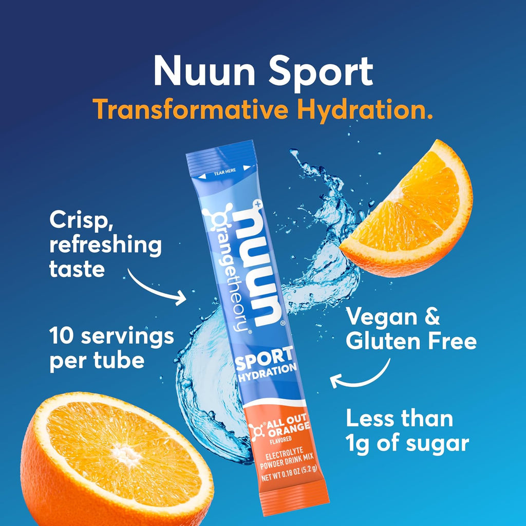 All Out Orange electrolyte drink mix