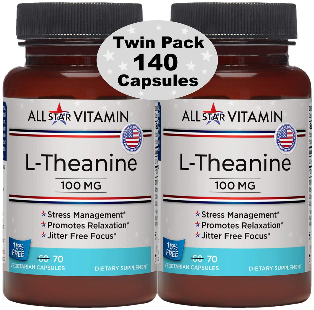 All-Star L-Theanine stress relief capsules