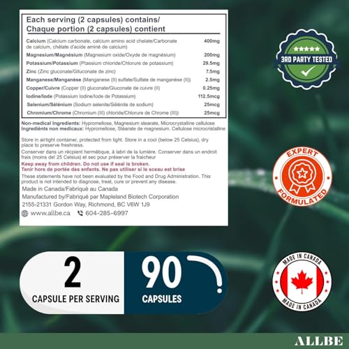 ALLBE multi-minerals for daily nutrition