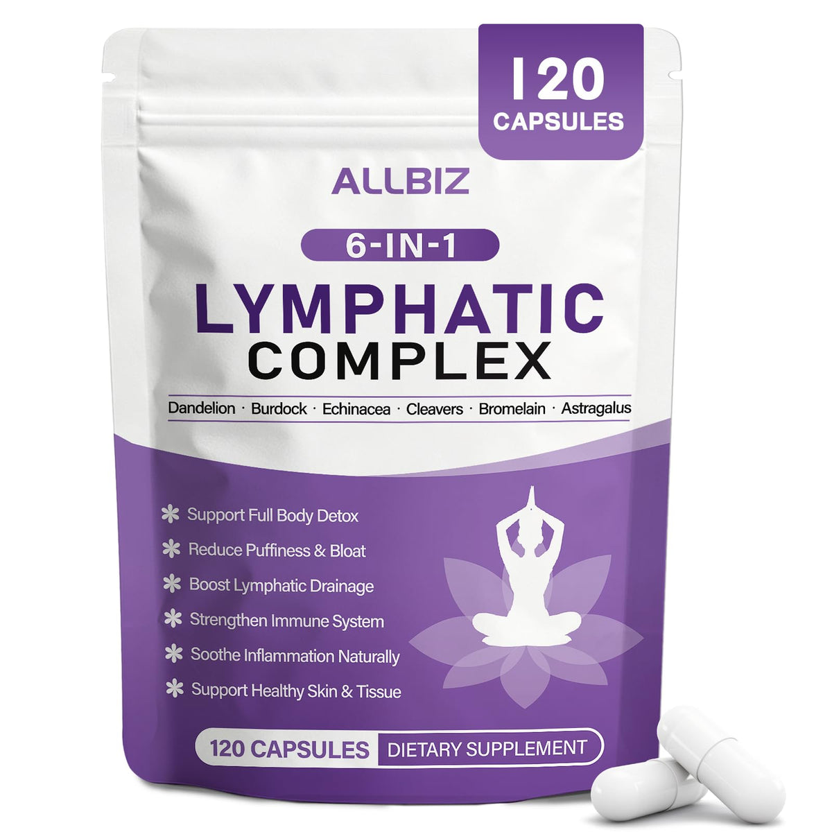 ALLBIZ Lymphatic Complex herbal supplement