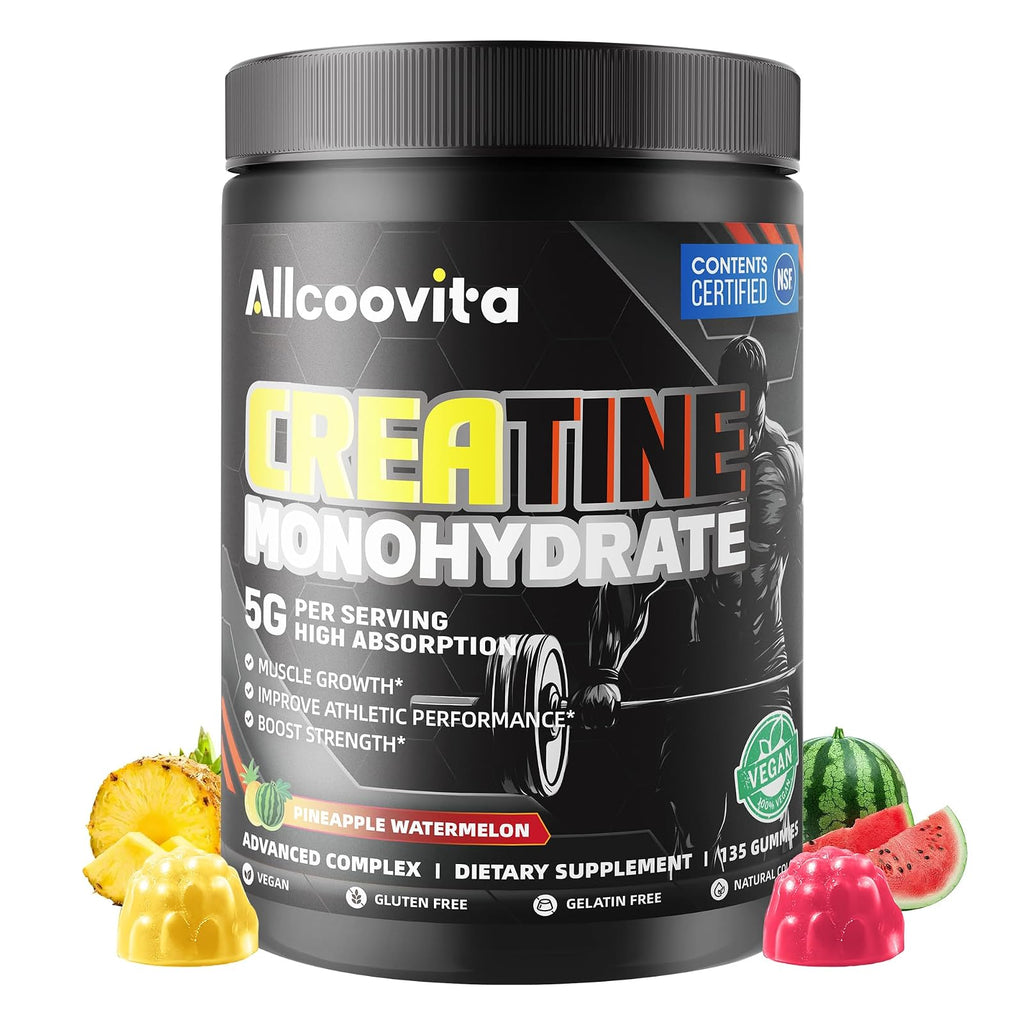 Allcoovita creatine gummies for energy