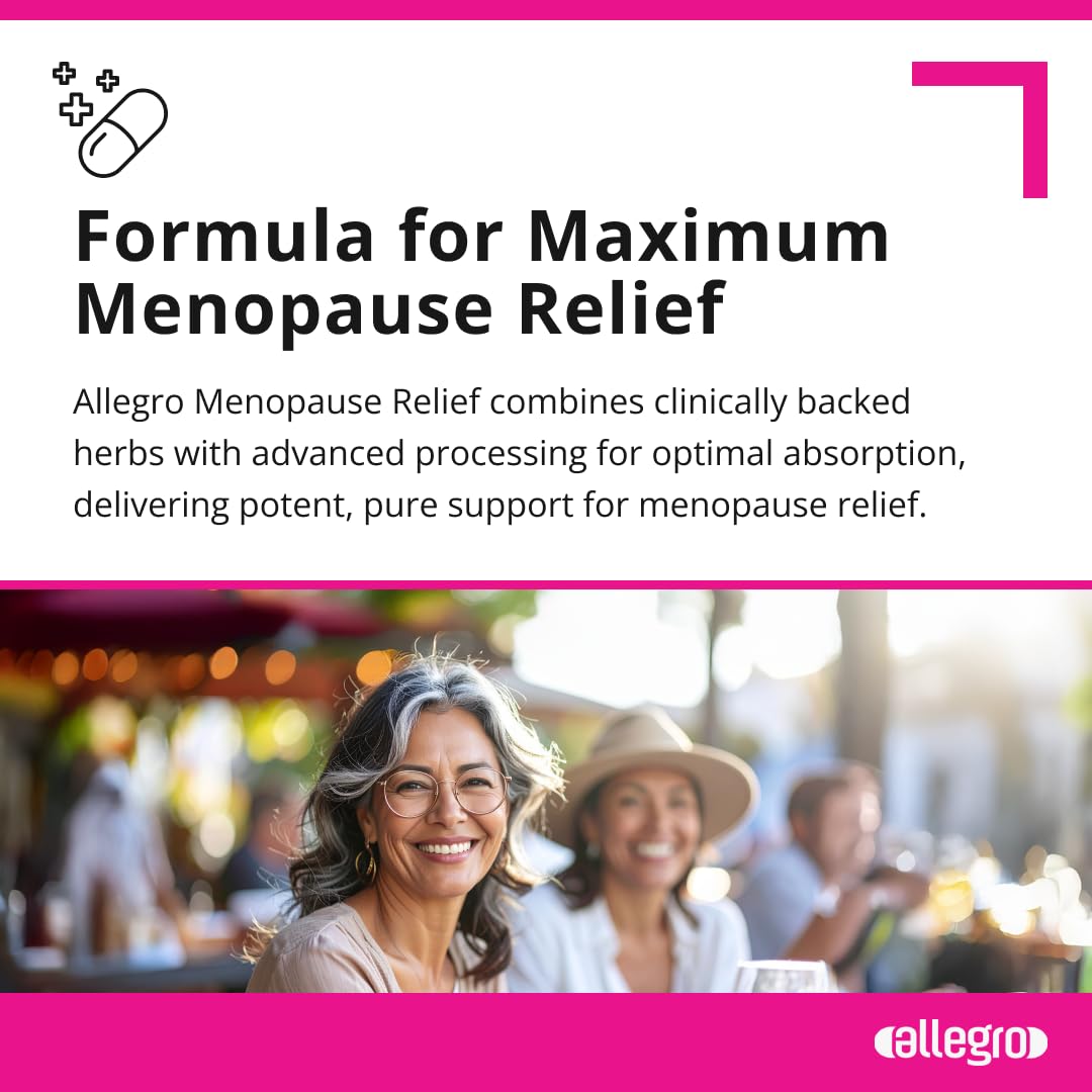 Allegro menopause support for hot flashes